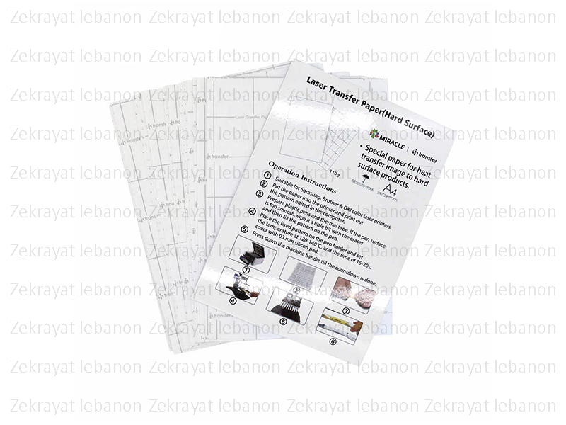 A4 FC POLART NEW Transfer Paper for Hard Surfaces - Only Toner Release